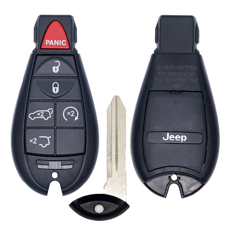 2008-2010 JEEP COMMANDER 6 BUTTON FOBIK STYLE KEYLESS REMOTE FOB ...
